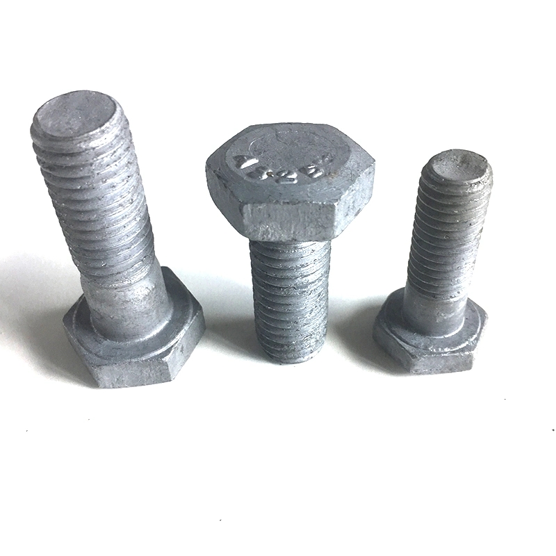 China Grade 8.8 DIN933 HDG Hot Dip Galvanized Hex Bolts manufacturers ...